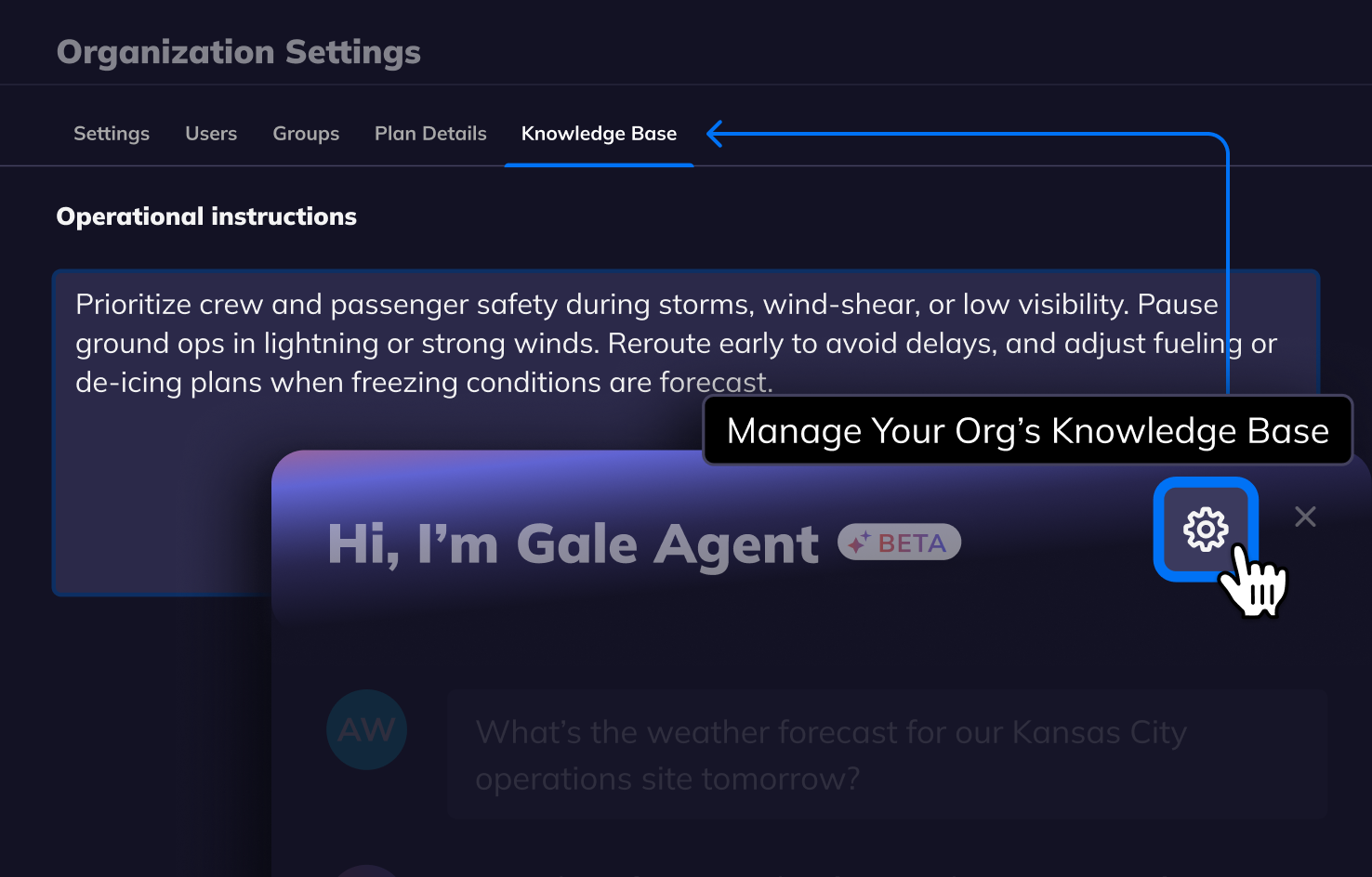 Gale Account Context (Gale Suite, Premium Feature) – Tomorrow.io